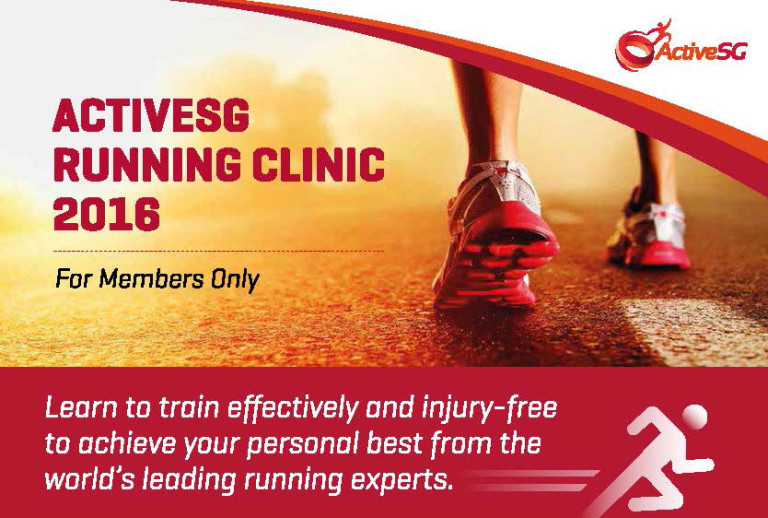 ActiveSG Running Clinic 2016 « Singapore Athletics