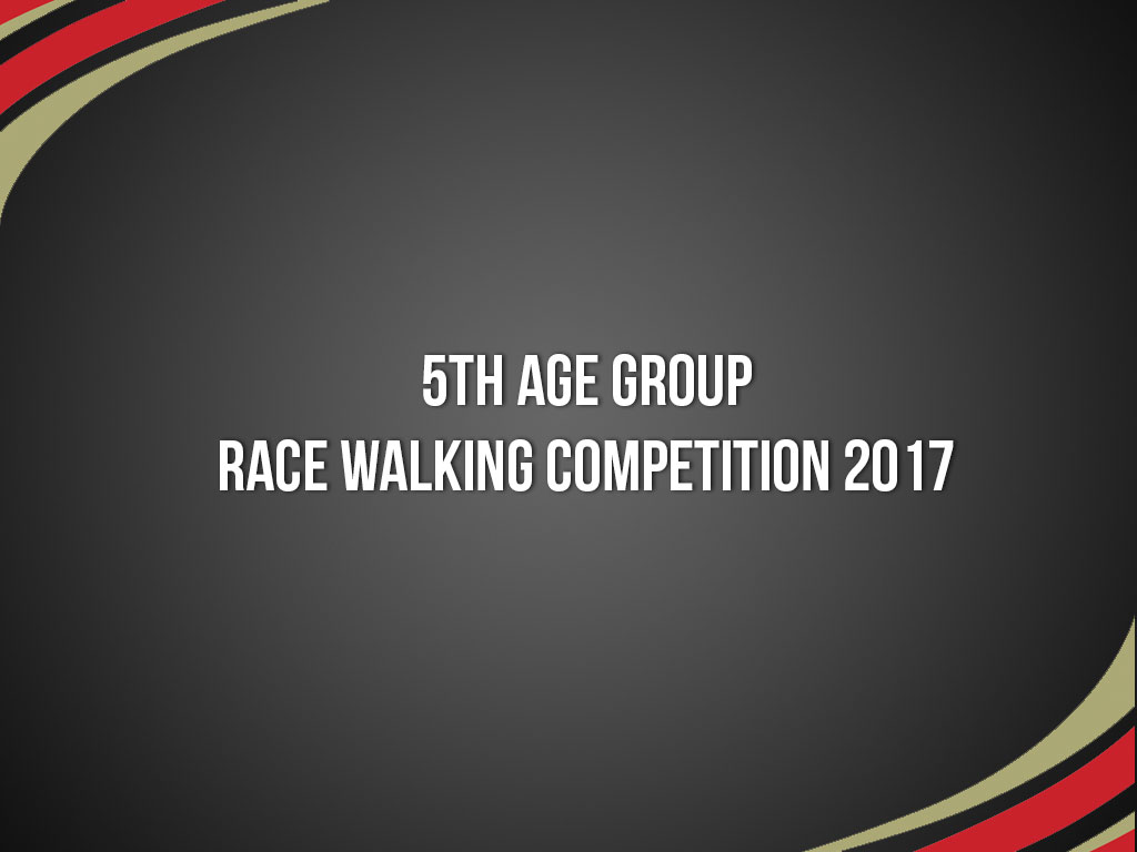 5th Age Group Race Walking Competition 2017 « Singapore Athletics