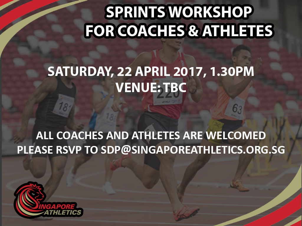 Sprint Workshop for Coaches and Athletes « Singapore Athletics